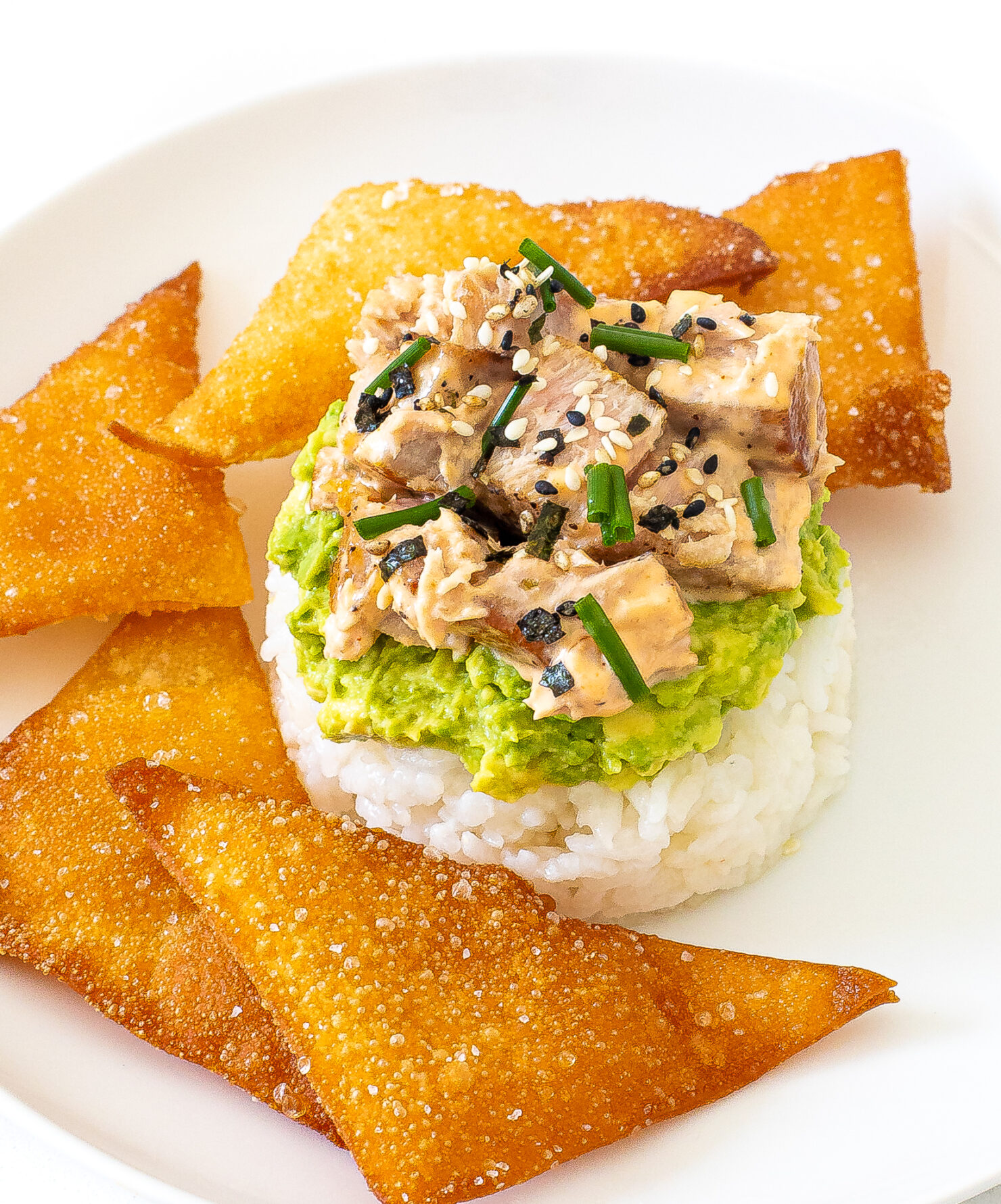 Ahi Tuna Sushi Stack - Chef Savvy