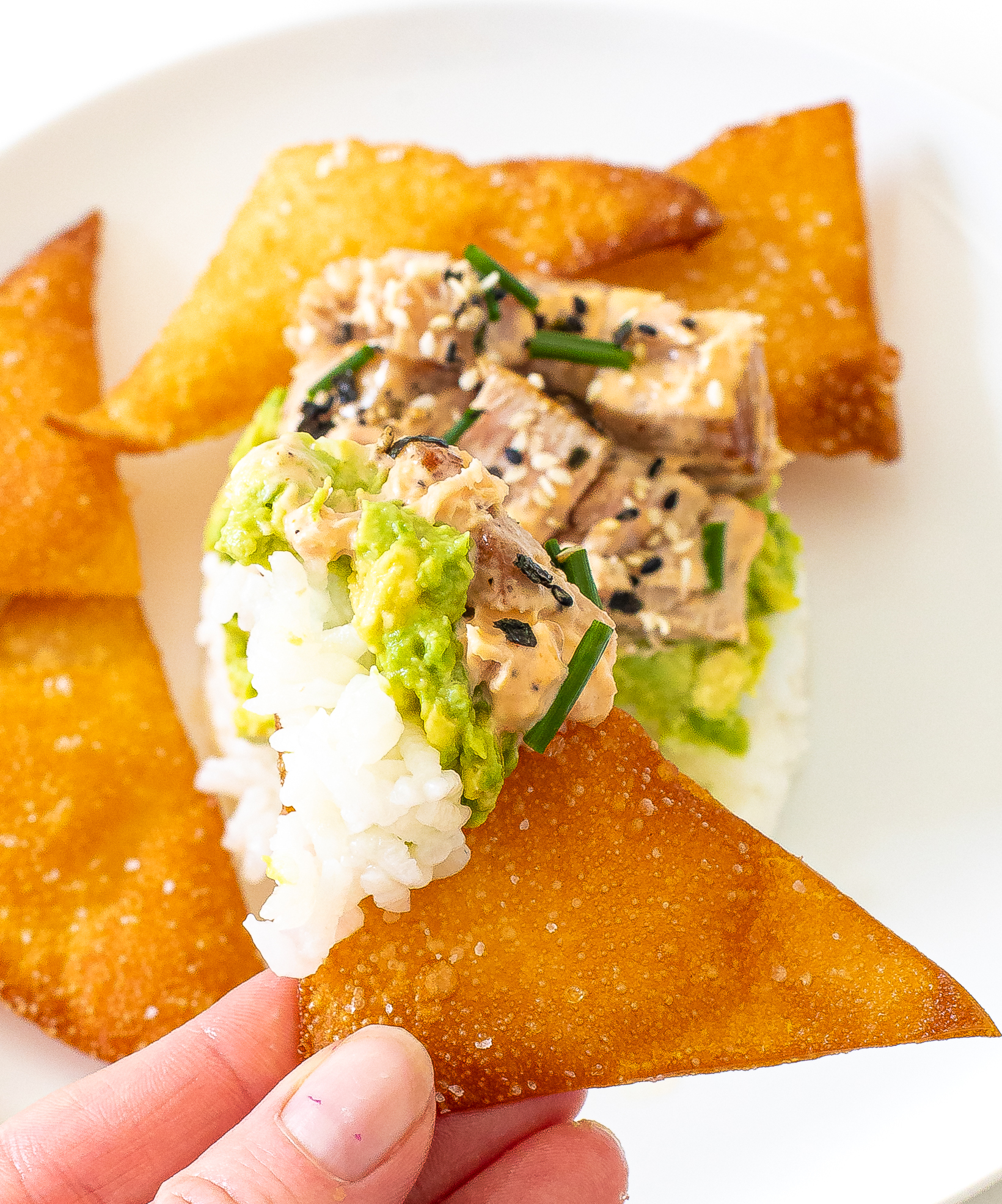 Ahi Tuna Sushi Stack - Chef Savvy