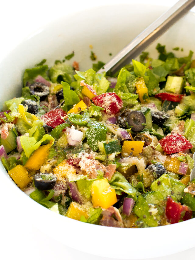 Italian Chopped Salad - Chef Savvy