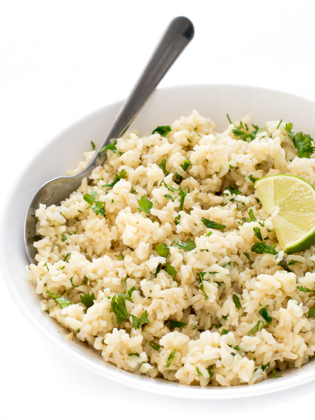 Cilantro Lime Brown Rice - Chef Savvy