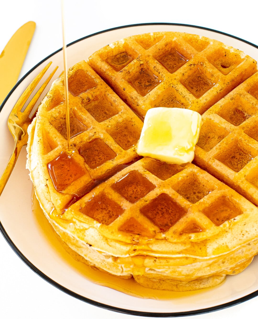Greek Yogurt Waffles (healthy, 30 minute recipe!) - Chef Savvy