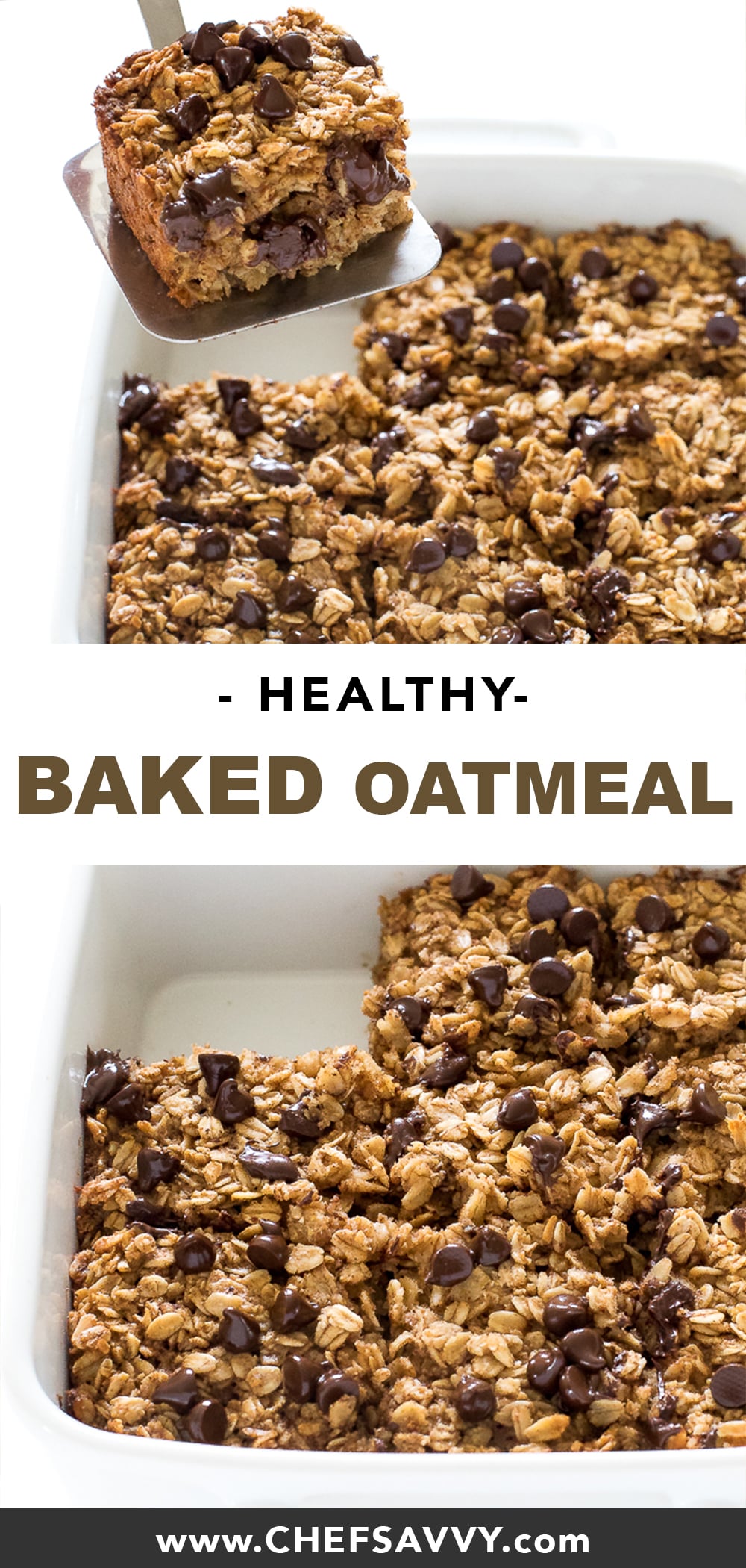 Healthy Baked Oatmeal (Perfect Breakfast!) - Chef Savvy