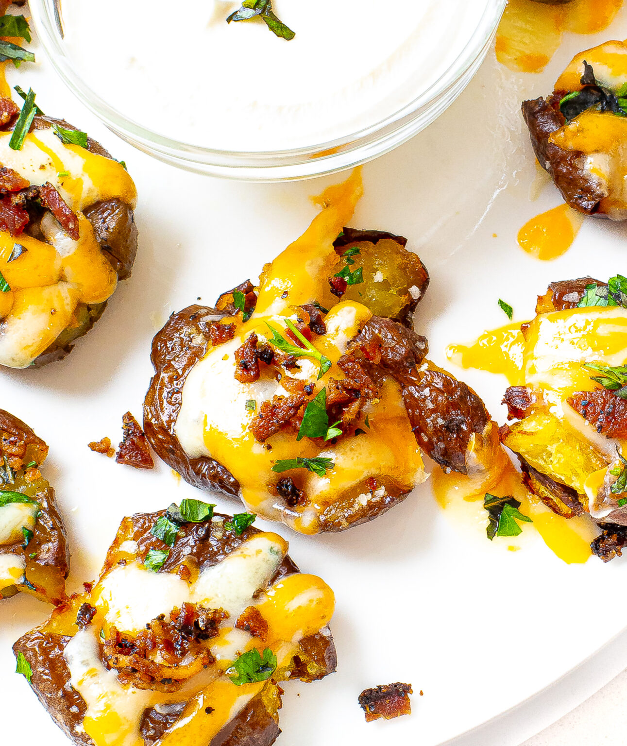 Loaded Smashed Potatoes - Chef Savvy