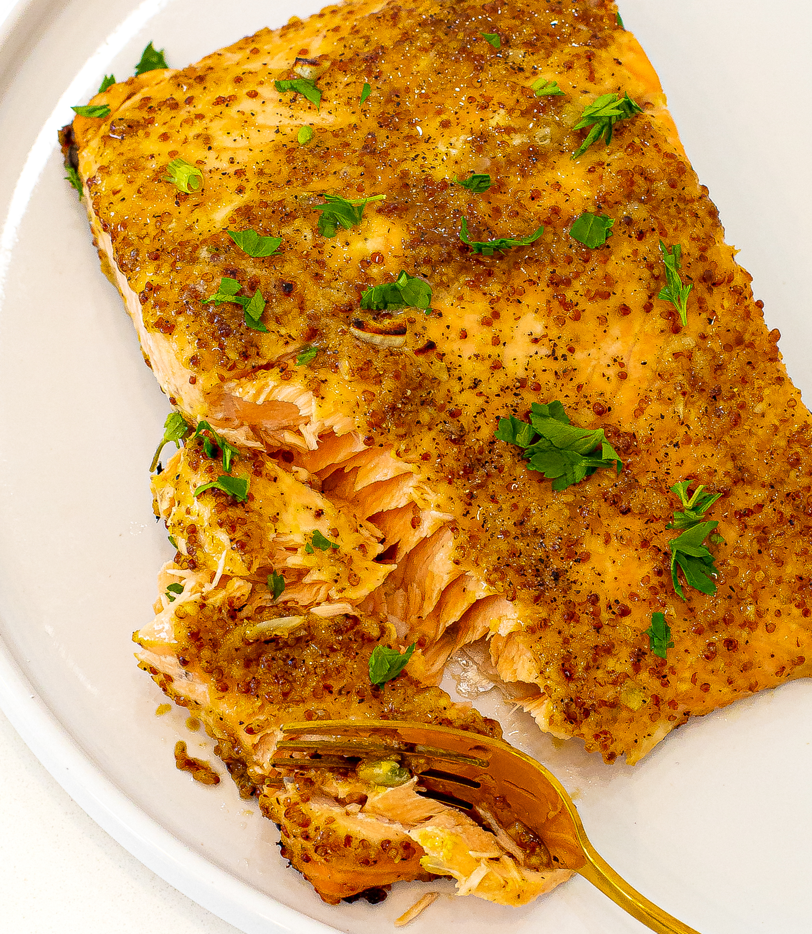Honey Mustard Salmon - Chef Savvy