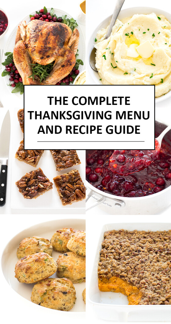 The Complete Thanksgiving Menu and Recipe Guide - Chef Savvy